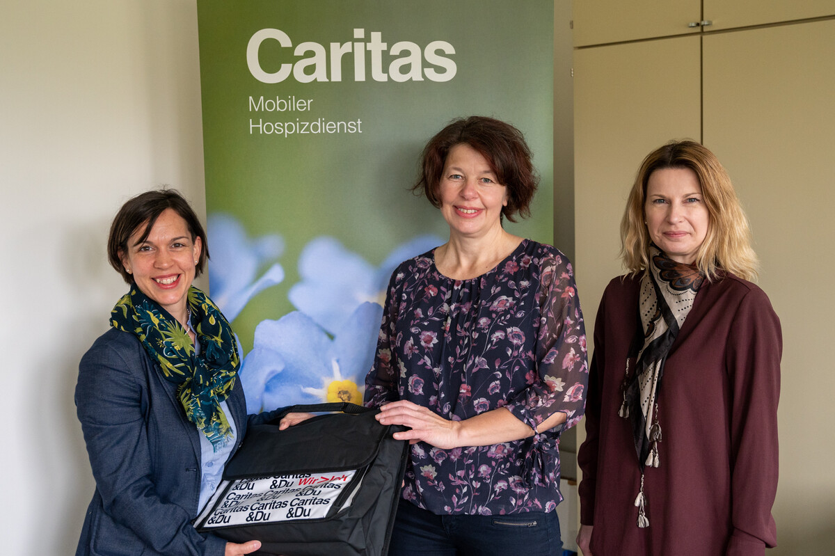 Elisabeth Haas ist erneut Leiterin des Mobilen Hospizdienst: Caritas Pflege